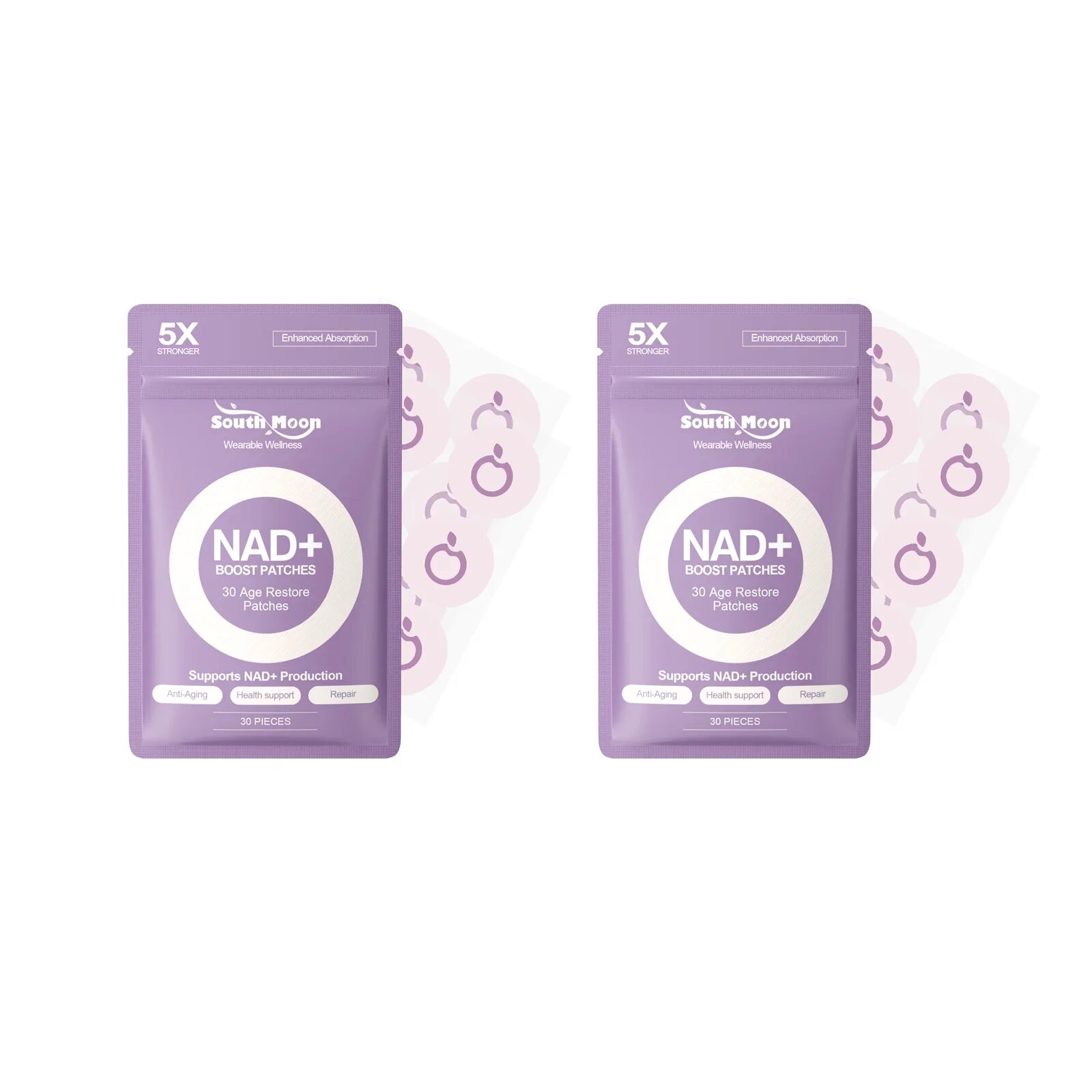 NAD+ пластыри для лица, 2x30шт