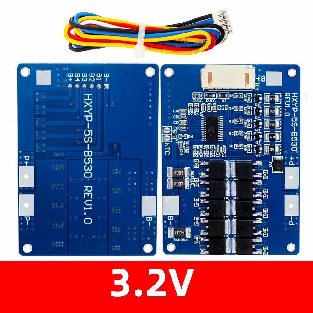 Блок защиты аккумуляторов 5S BMS 30A 3.2V, Model Number: 1pcs