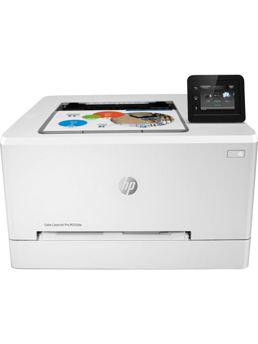 Принтер лазерный HP Color LaserJet Pro M255dw A4 белый (7KW64A)