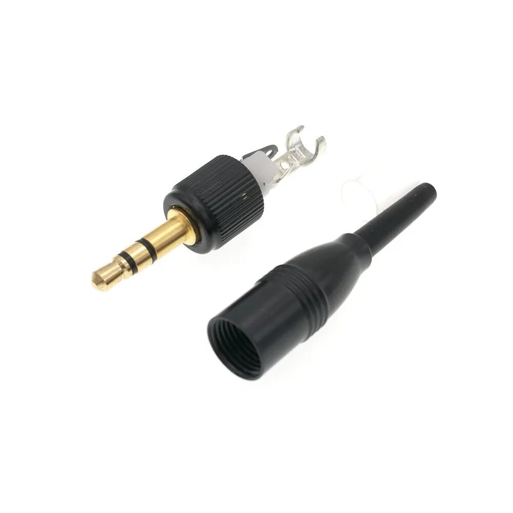 10 шт, черный 3,5 мм аудио разъем для Sennheiser Sony JYRF