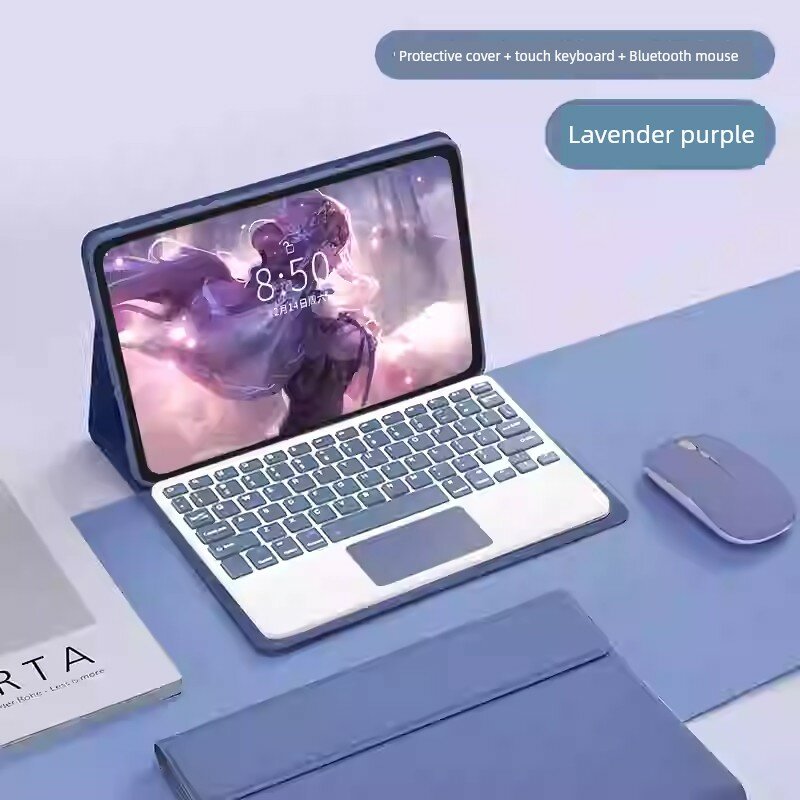 Подходит для защитного чехла Redmi Kpad 8,8 дюйма, новый беспроводной Bluetooth-клавиатурный кожаный чехол 2025 года,