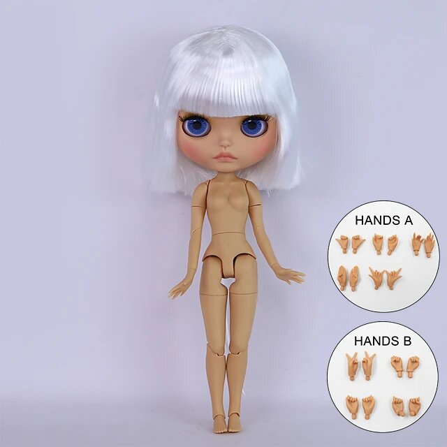 Кукла Blythe 1/6, 30 см, бежевый, nude doll