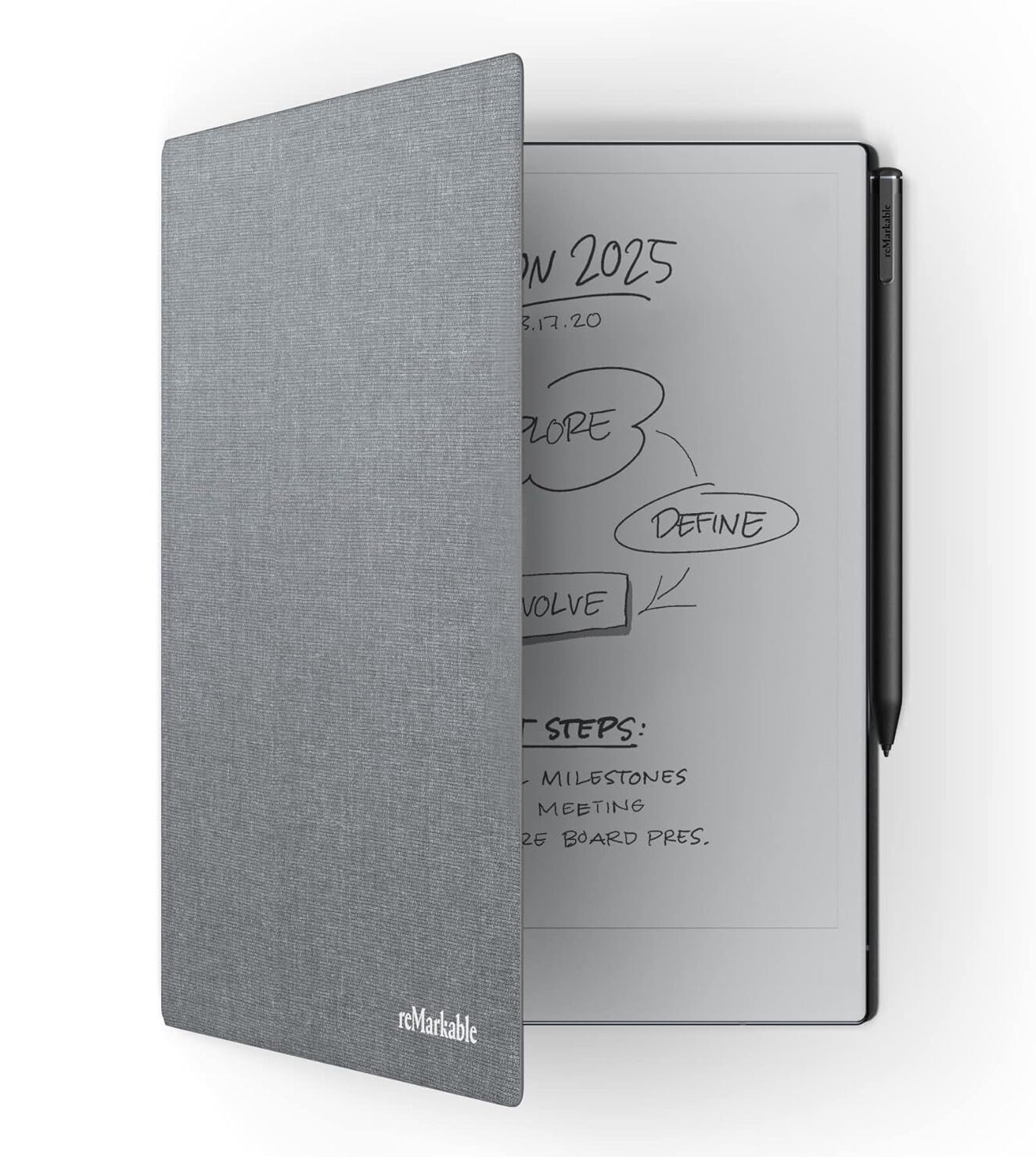 Оригинальный чехол-карман reMarkable 2 Folio — Polymer Weave Gray (RM310)