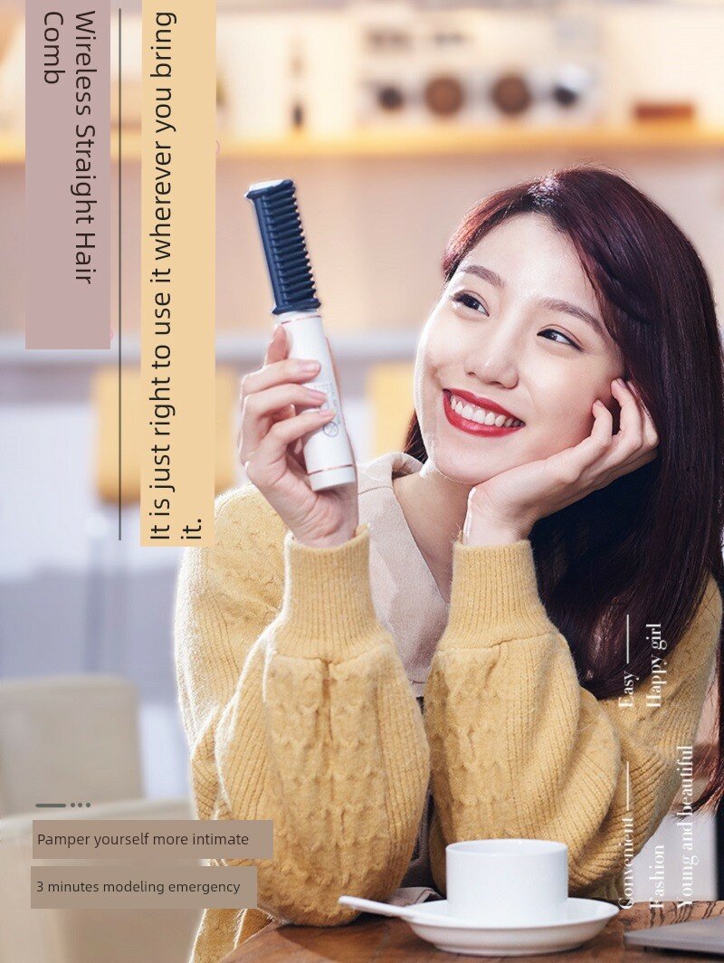 Многофункциональный стайлер VS Sassoon: плойка-фен, расческа для выпрямления и сушки волос, 2-в-1. Переносная