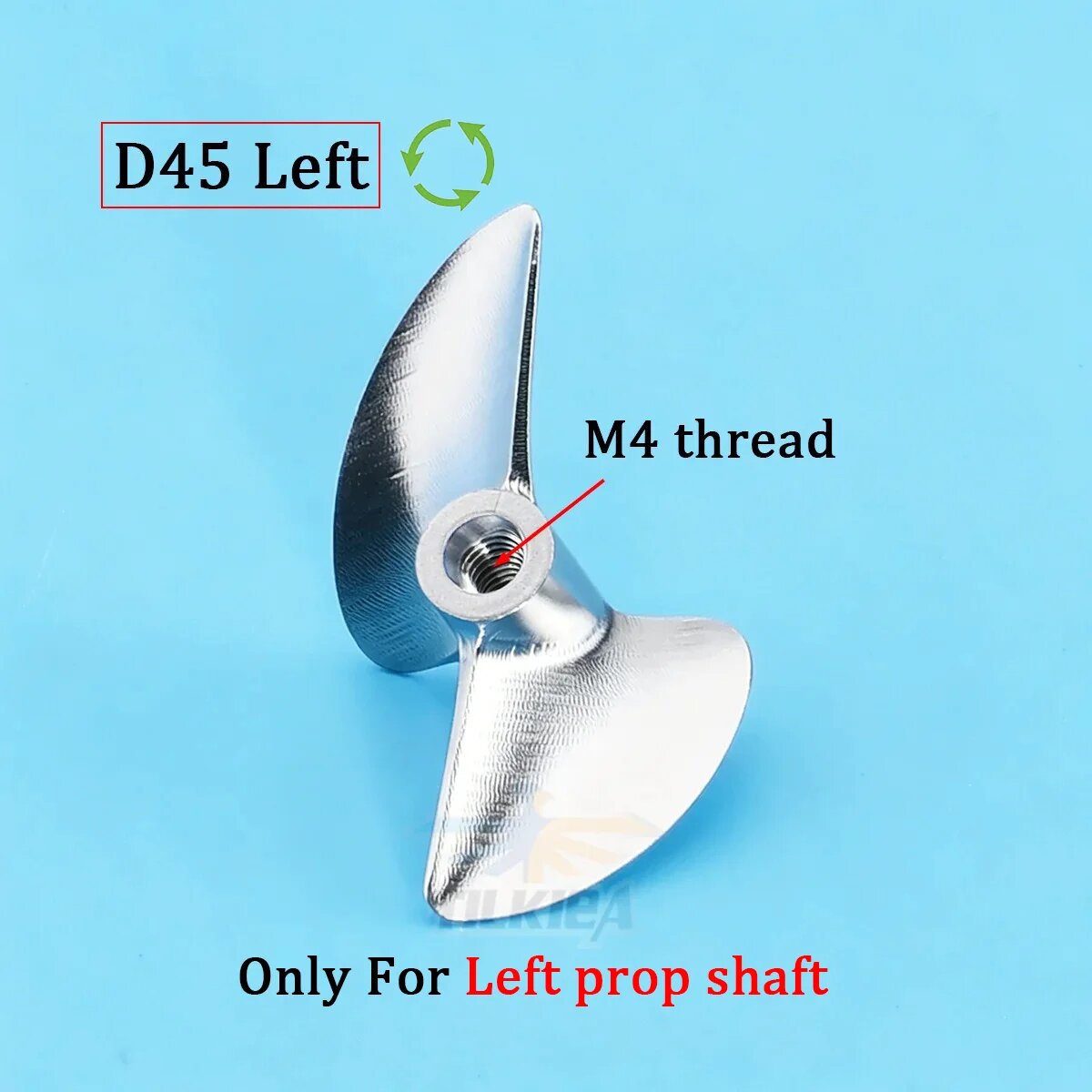 Пропеллер алюминиевый TILKIEA D45 Left M4