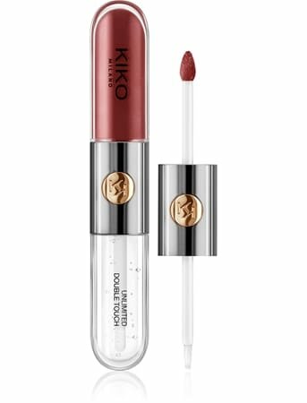 Губная помада KIKO MILANO Unlimited Double Touch, алый красный, 6 мл
