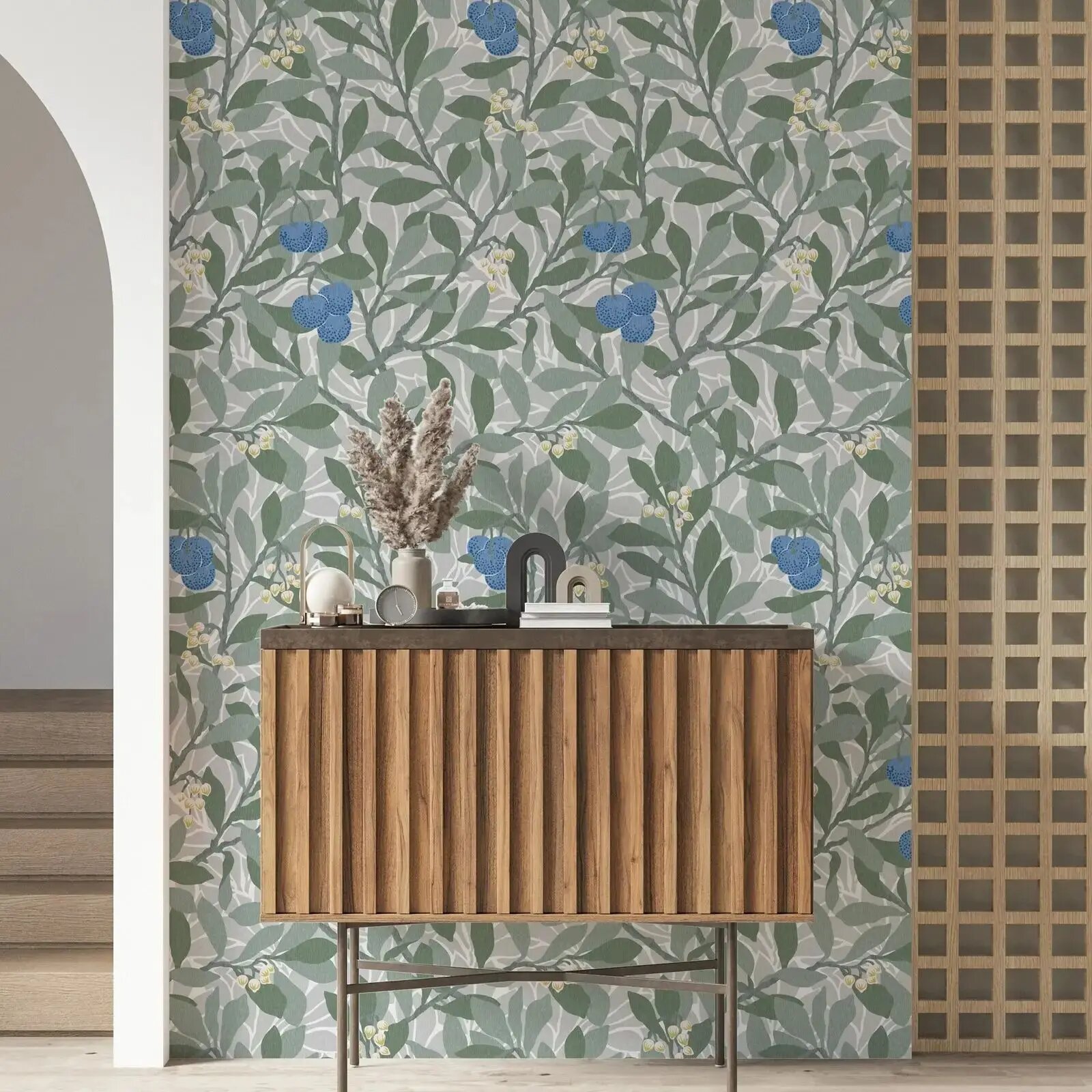 Обои Pixel&Wall William Morris Arbutus, Peel and Stick, 50x600 см