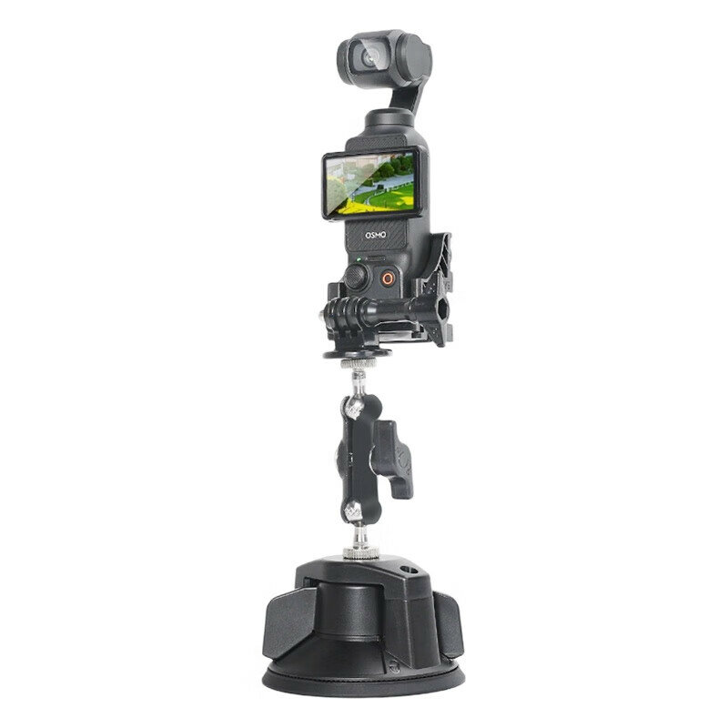 Qiye автомобильная подставка с присоской для DJI Pocket 3 и камер Lingmou Версия：Эксклюзив для