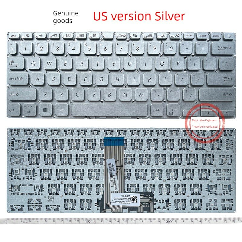 Серебристая клавиатура для Asus Y4200 серии - модели Y4200/Y4200F/Y4200DA/Y4200FB/A409/A409M