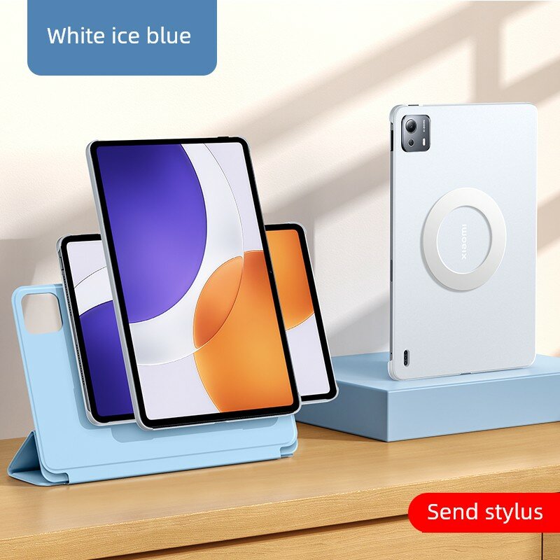 Магнитный съемный чехол для Xiaomi Pad 7S Pro (12,5 дюйма) с поддержкой портретной и ландшафтной ориентации, устойчивый