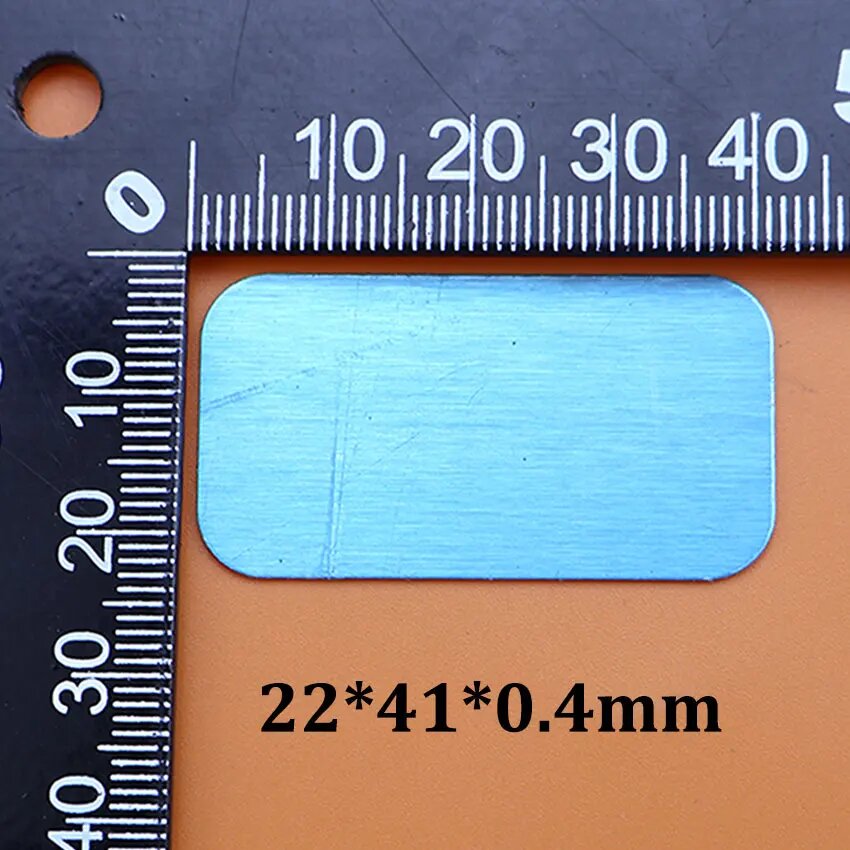Металлическая пластина 22x40x0.4mm для магнитного держателя