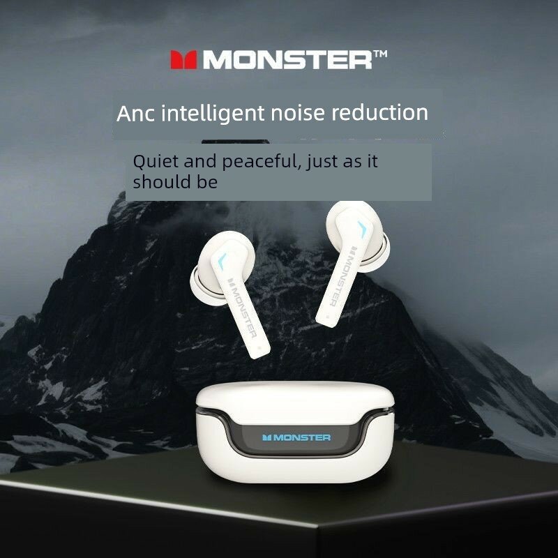 Белые беспроводные наушники Bluetooth с стандартным качеством звука для повседневного использования - Базовая модель