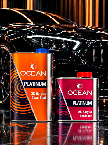 2K Лак автомобильный OCEAN PLATINUM 1л + 0,5л