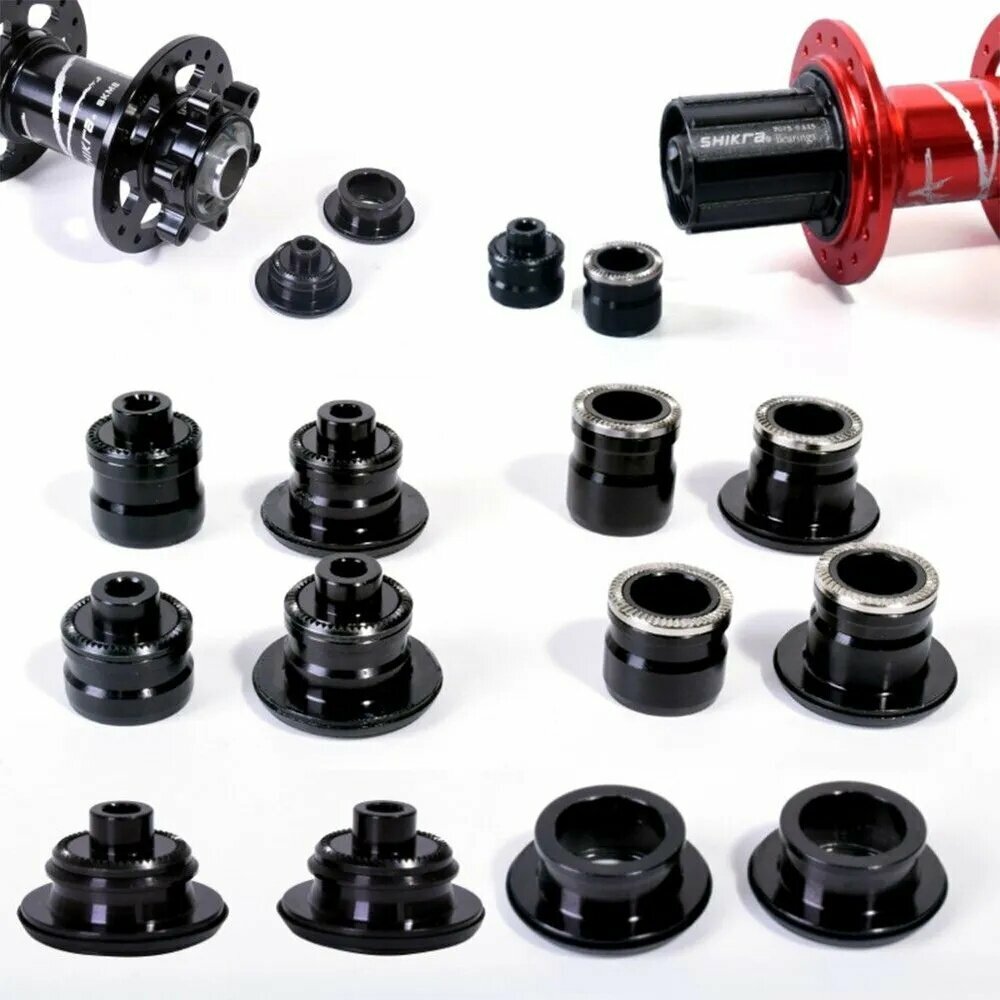 Велосипедная Ступица QR Quick Release Through Axle Adapter Конвертер Торцевой Крышки 9-15/10-12