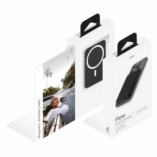 Внешний аккумулятор uBear Flow Magnetic 5000mAh черный