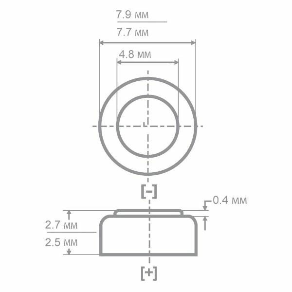 Батарейка литиевая Camelion AG10-BP10