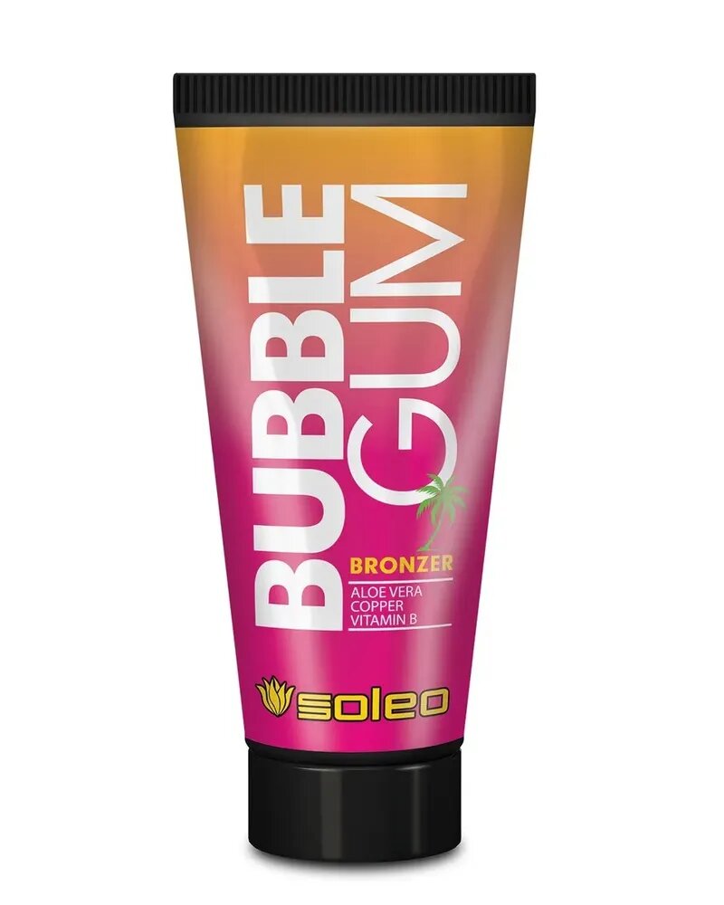 SOLEO Бронзатор с алоэ, медью и витамином В Bubble Gum Basic, 150 мл