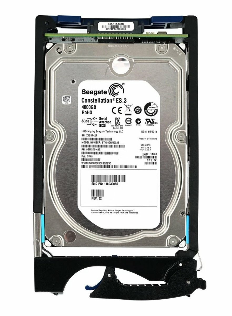 EMC 4TB 7200 Fibre Channel 3.5" HDD 005052469