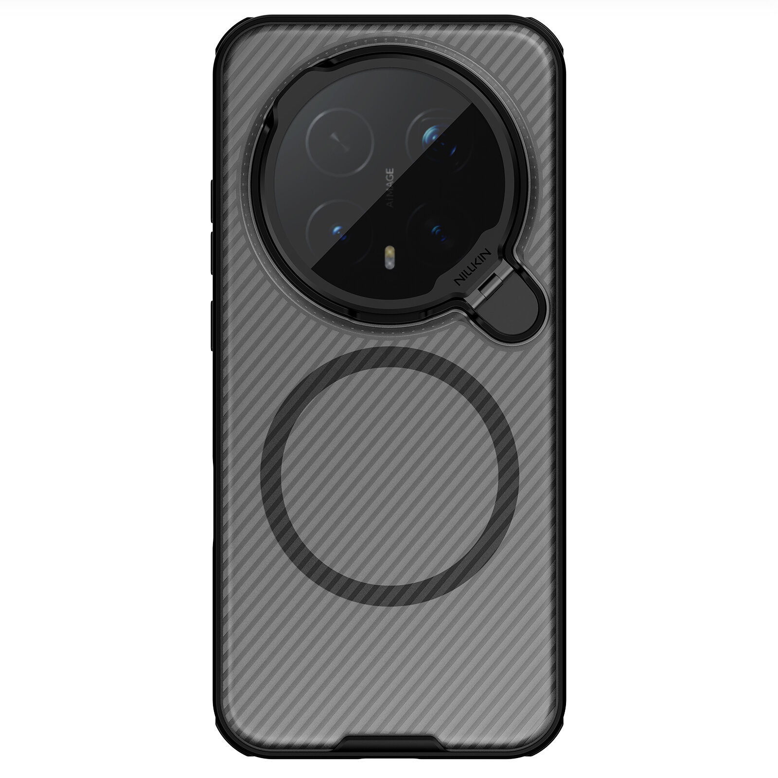 Чехол прозрачный тонированный с MagSafe на Honor Magic 8 Pro, серия CamShield Prop Magnetic (версия с прозрачной крышкой объектива) от Nillkin