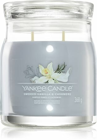 Свеча Yankee Candle Smoked Vanilla & Cashmere, унисекс, 368 г