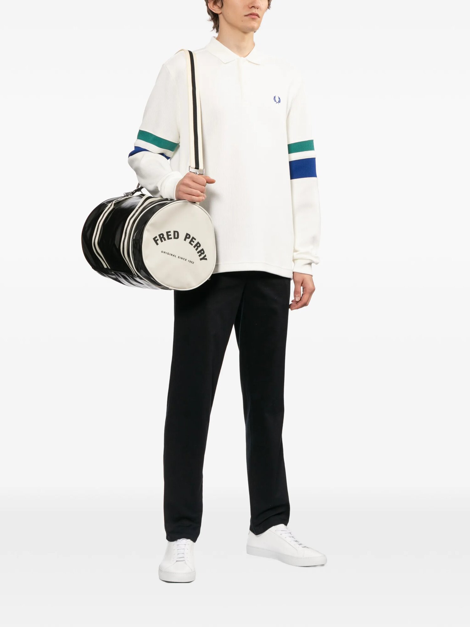 Сумка FRED PERRY barrel, черный/черный — фото 1