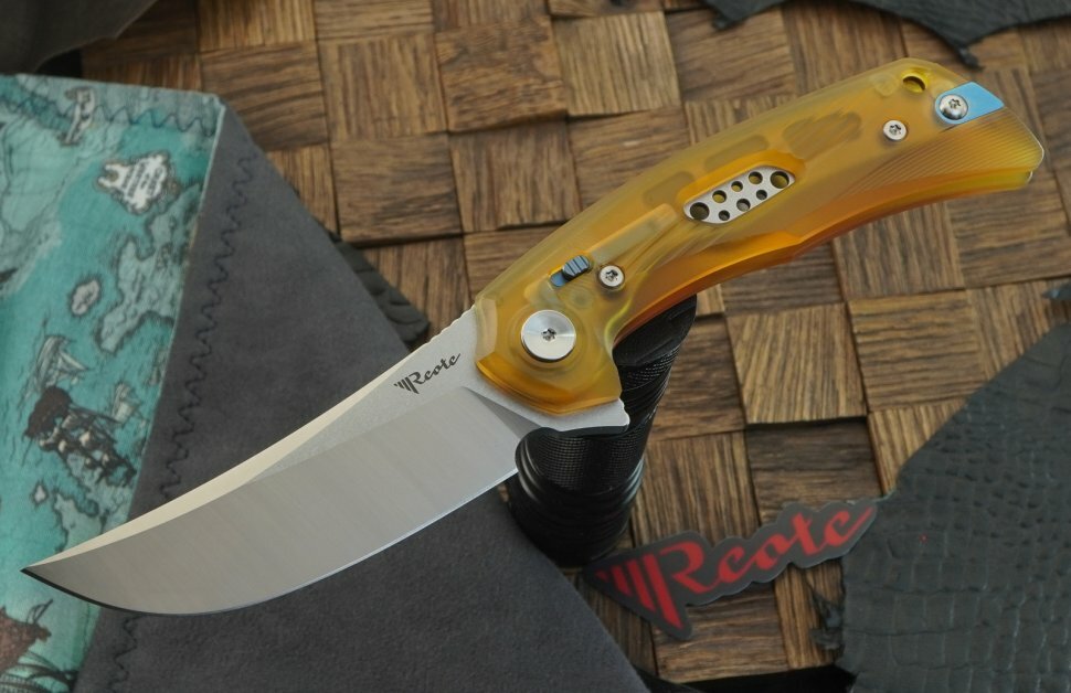 Складной нож Reate Knives PL-7, сталь Nitro-V, S, рукоять Ultem