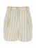 Шорты SEMICOUTURE Striped pleated shorts, размер 44