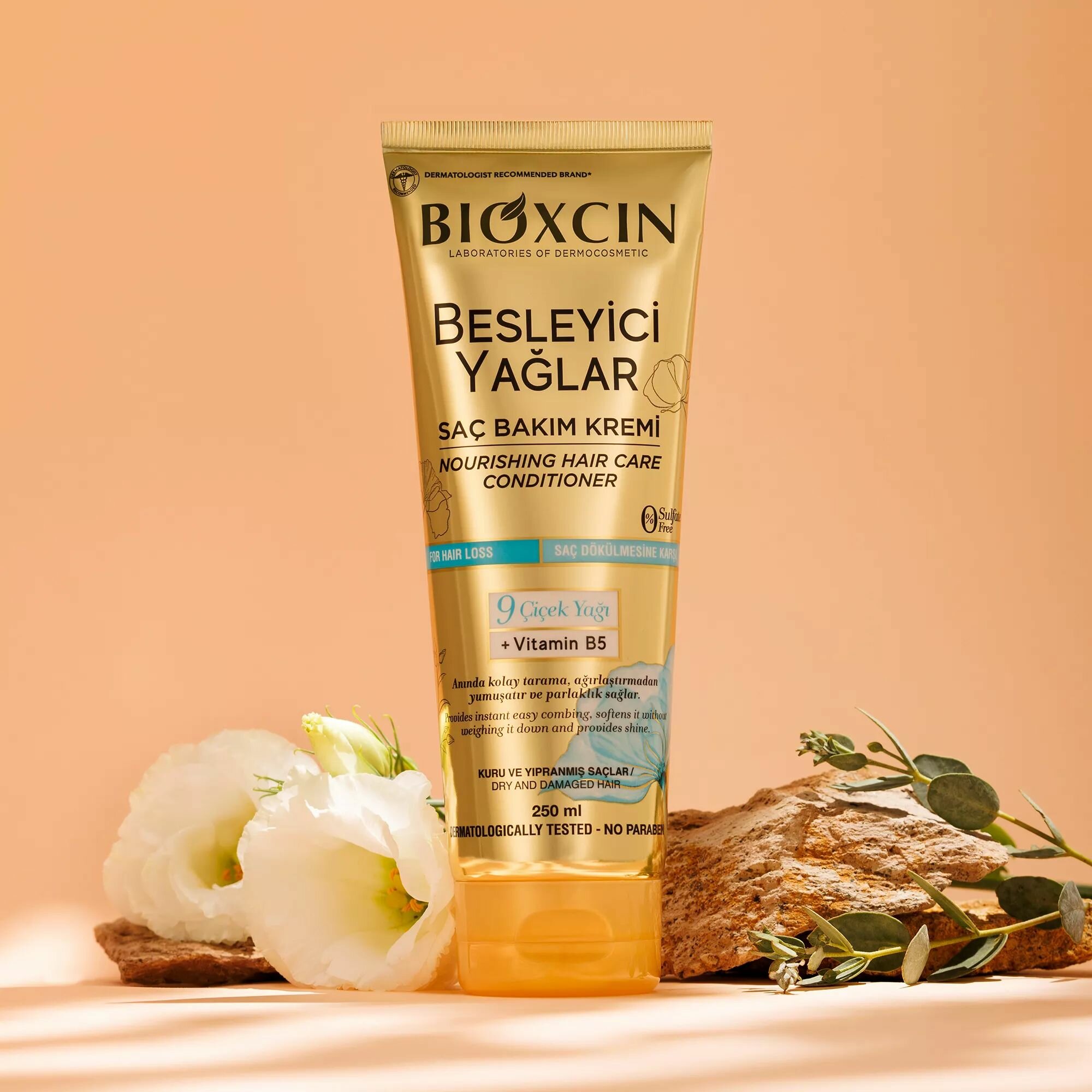 Nourishing Oils Бальзам Кондиционер для волос Биоксин, глубокое восстановление волос, против выпадения, 250мл