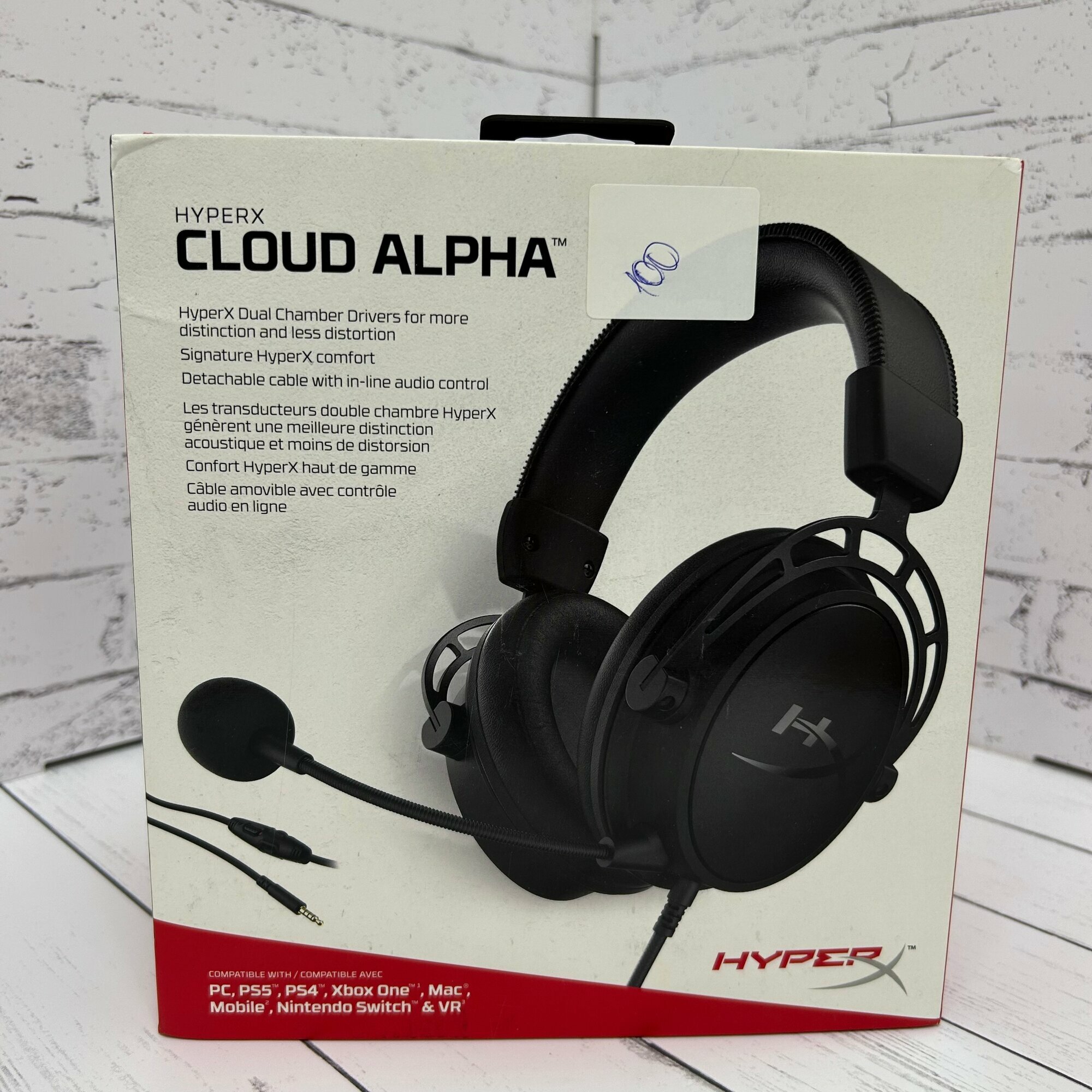 HyperX Cloud Alpha 3.5 мм Игровые проводные наушники, с микрофоном, черные