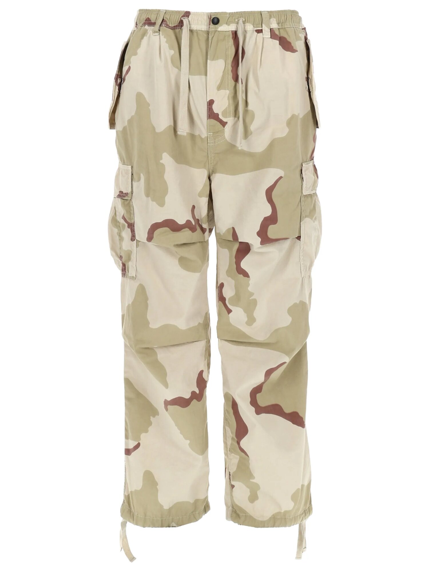 Брюки карго Amish Supplies Camouflage-print drawstring cargo pants