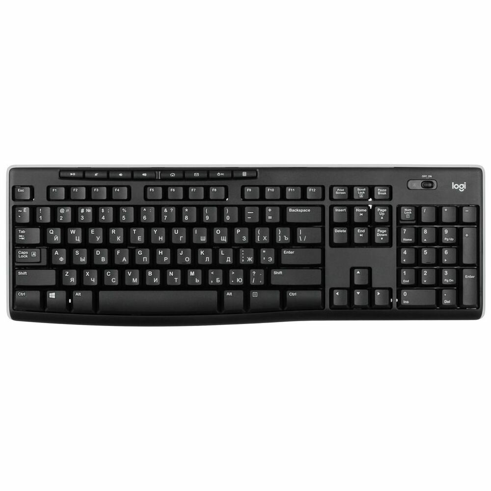 Клавиатура беспроводная Logitech K270 Wireless Black