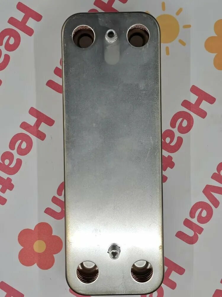 Теплообменник вторичный ГВС 156мм 14 пластин для котлов Baxi Luna-3/Comfort AIR/Silver Space, Бакси ECO HeatHaven