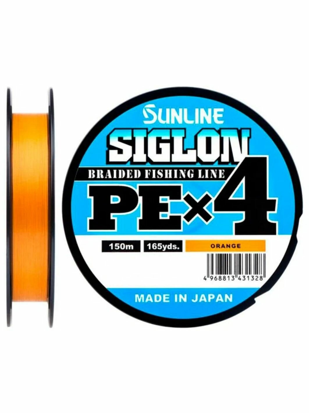 Шнур Sunline SIGLON PE4 150M(Orange) #1.5/25LB