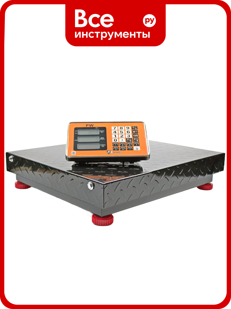 Весы торговые Shtapler PW 600 50х60 см (беспроводные) 71057111