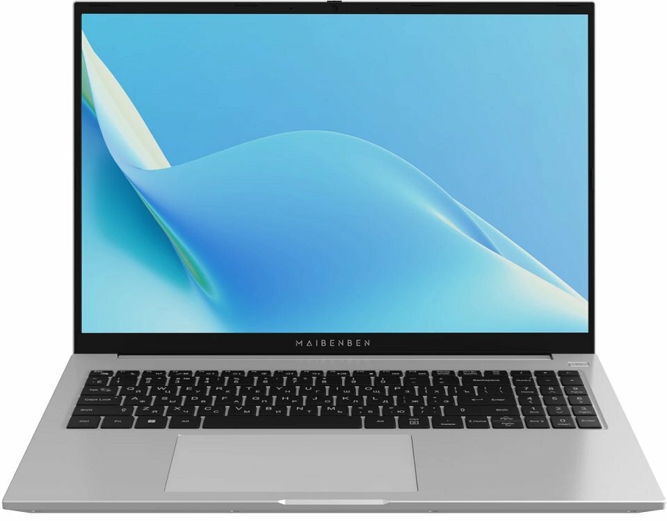 Ноутбук 16.0 Maibenben M16B-iN15UMA1SLSRE0 M16B-iN15UM WUXGA IPS Intel N150 8Gb SSD 256Gb Linux Silver