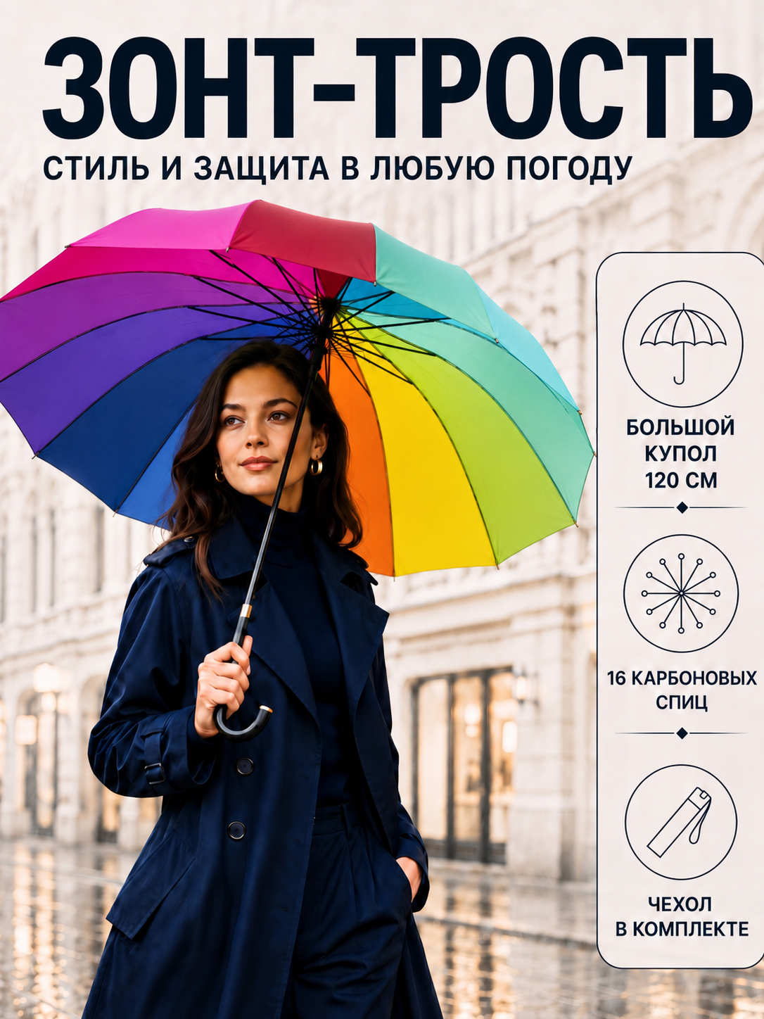Зонт-трость