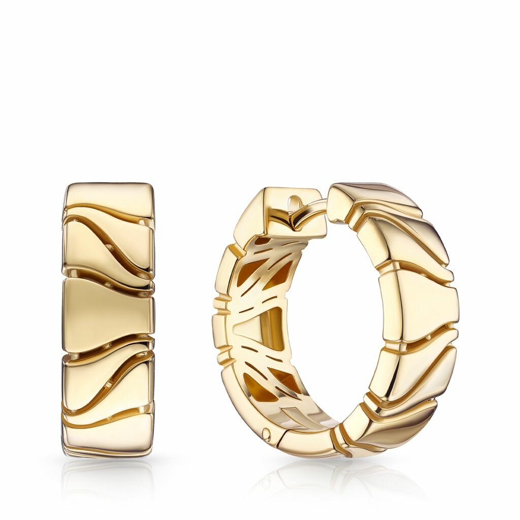 Серьги конго Бронницкий Ювелир, серебро, 925 проба
