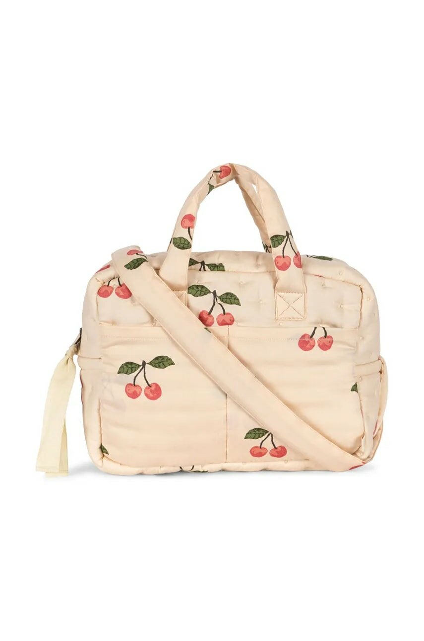 Аксессуар для кукол Konges Slojd - Сумка для кукол Cerise Pink с принтом из вишен, размер 18 х 24 х 11 см. - Конгес Слёйд KS101942-MGRCEPINK