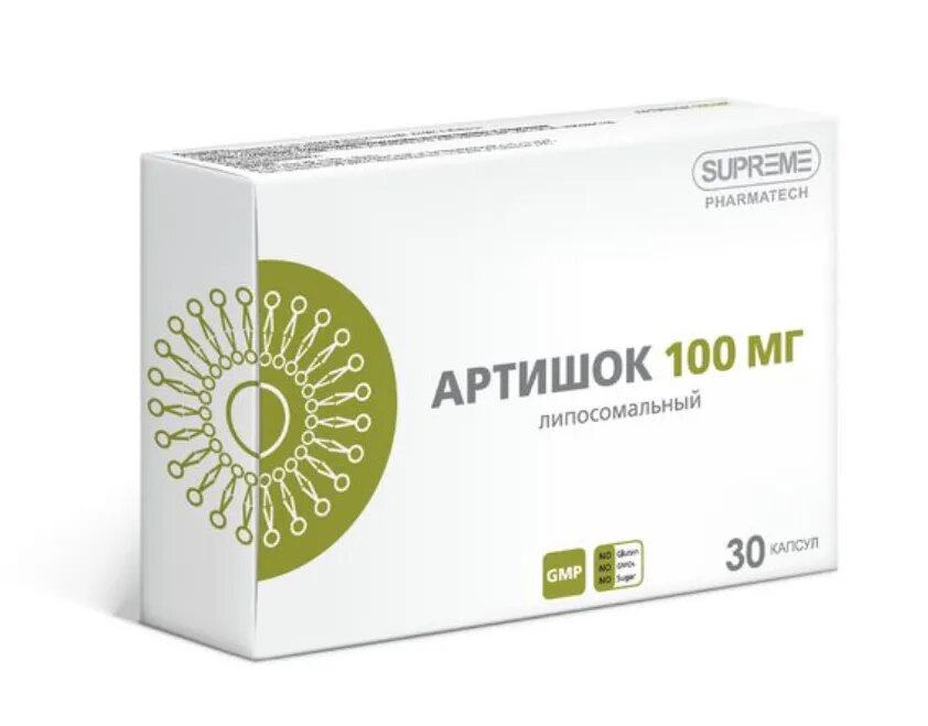 Supreme Pharmatech Артишок липосомальный, капсулы, 30 шт.