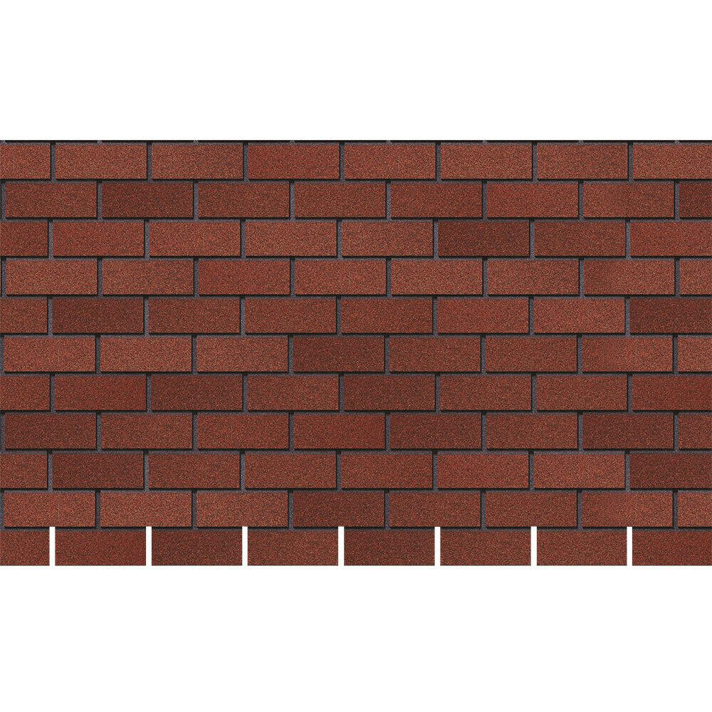Панель фасадная гибкая Docke Standard Brick 1000х250 мм красная 2,5 кв. м