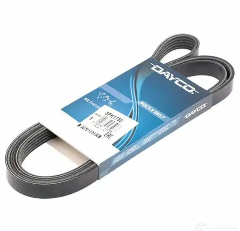 Ремень поликлиновый RN Logan Sandero Symbol Megane 1.4 1.6 MT ALT PS AC DAYCO 5PK1750
