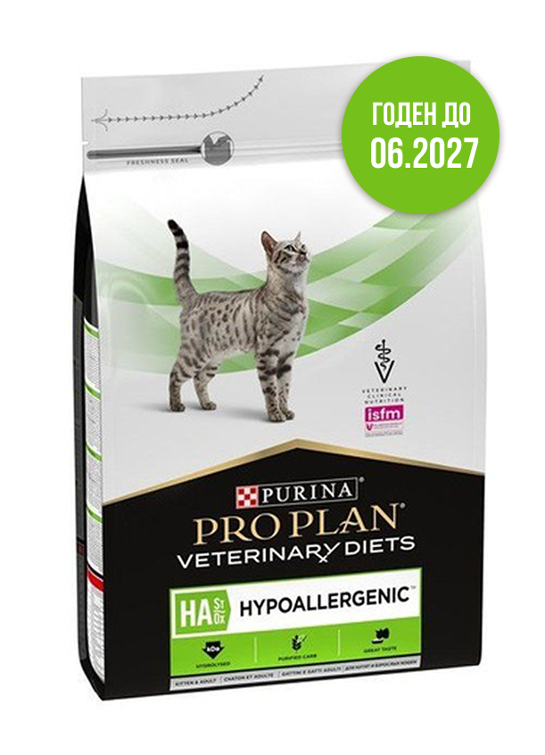 Pro Plan Сухой корм Hypoallergenic для кошек при пищевой непереносимости, HA ST/OX, 3,5 кг