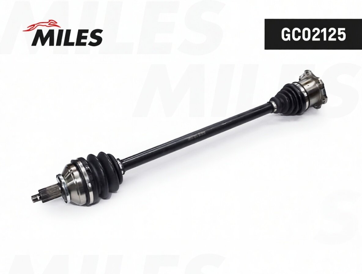 Привод в сборе правый SKODA FABIA/VW POLO 1.4-1.9TD 99- (GKN 304446) GC02125 Miles арт. GC02125