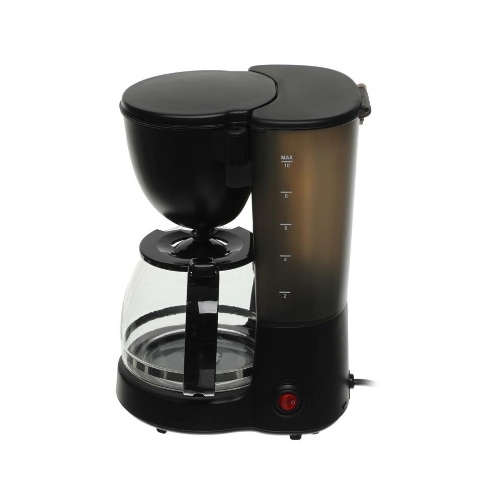 Кофеварка капельная Vitek 1500-VT(MC), 600 Вт, черный