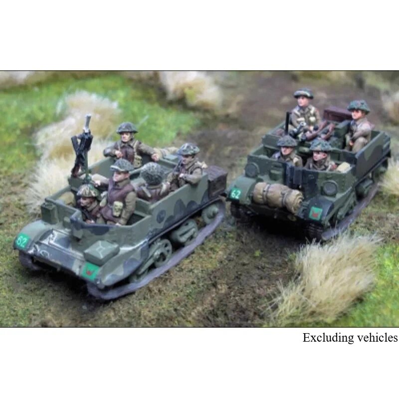 Масштабная модель 1/72: Британский экипаж универсального авианосца Вторая мировая война, набор из 12 фигурок из смолы