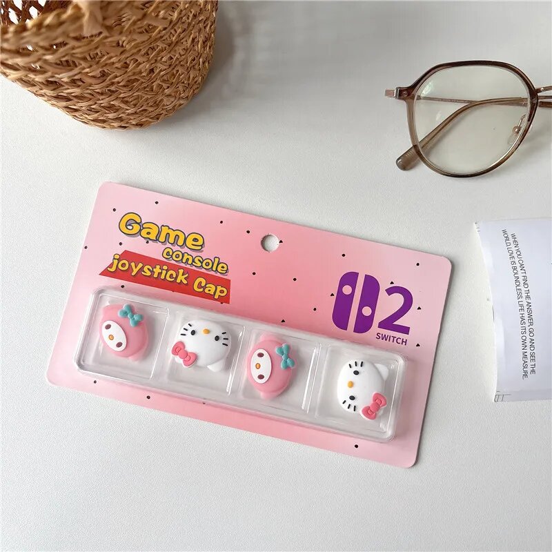 Наколки для джойстиков Sanrio розовые Nintendo Switch 2