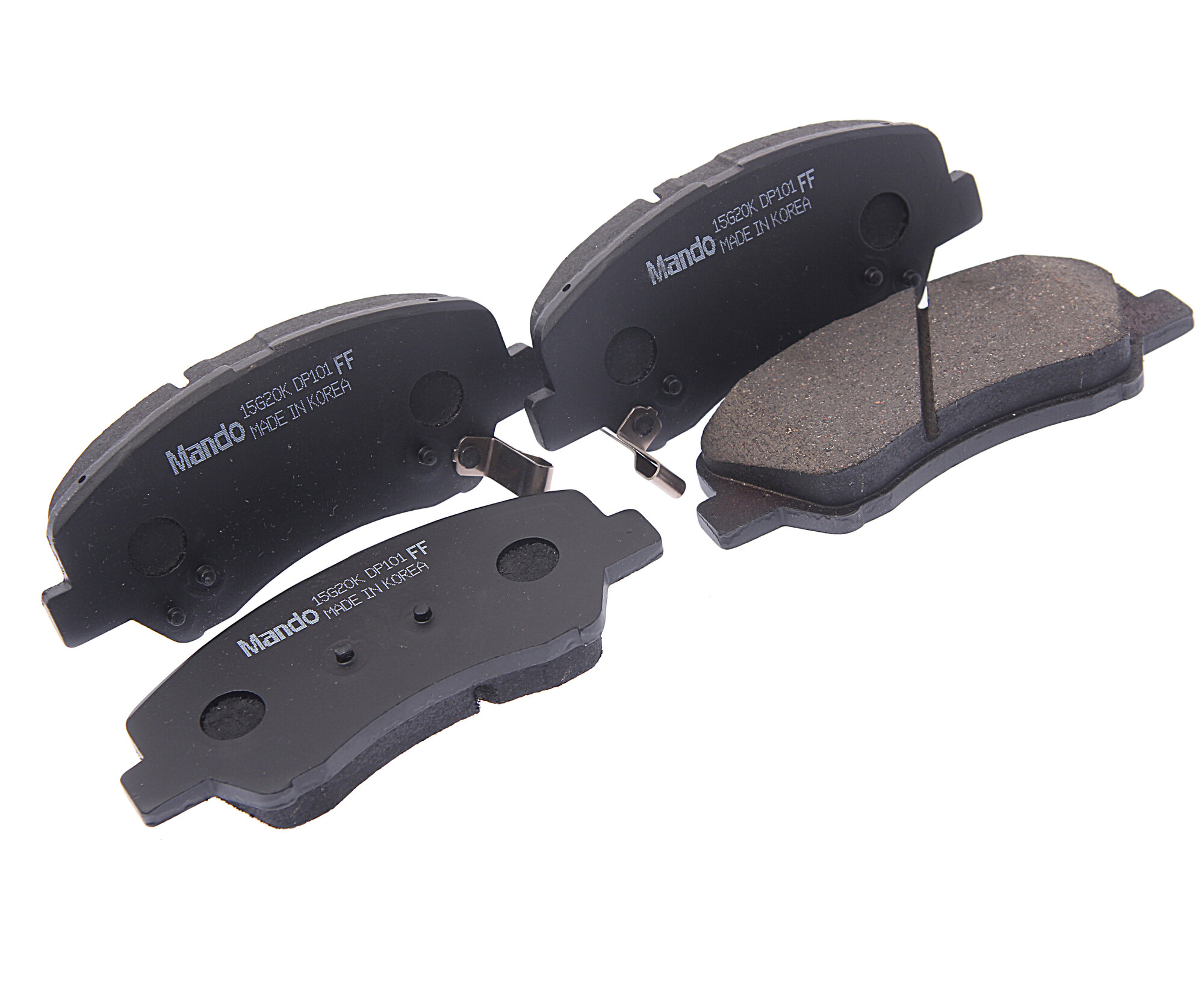 Колодки тормозные HYUNDAI Solaris (17-) KIA Rio (17-) передние (4шт.) MANDO