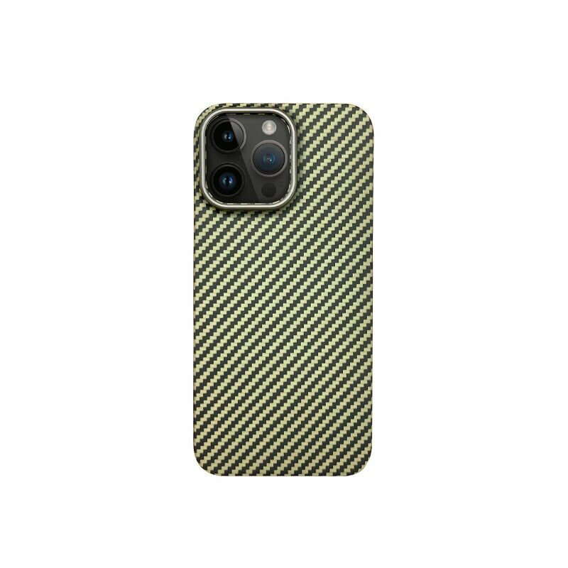 Чехол Kevlar для iPhone 14 Pro, зеленый