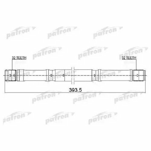 Вал приводной Patron PDS0448 для Nissan Primera
