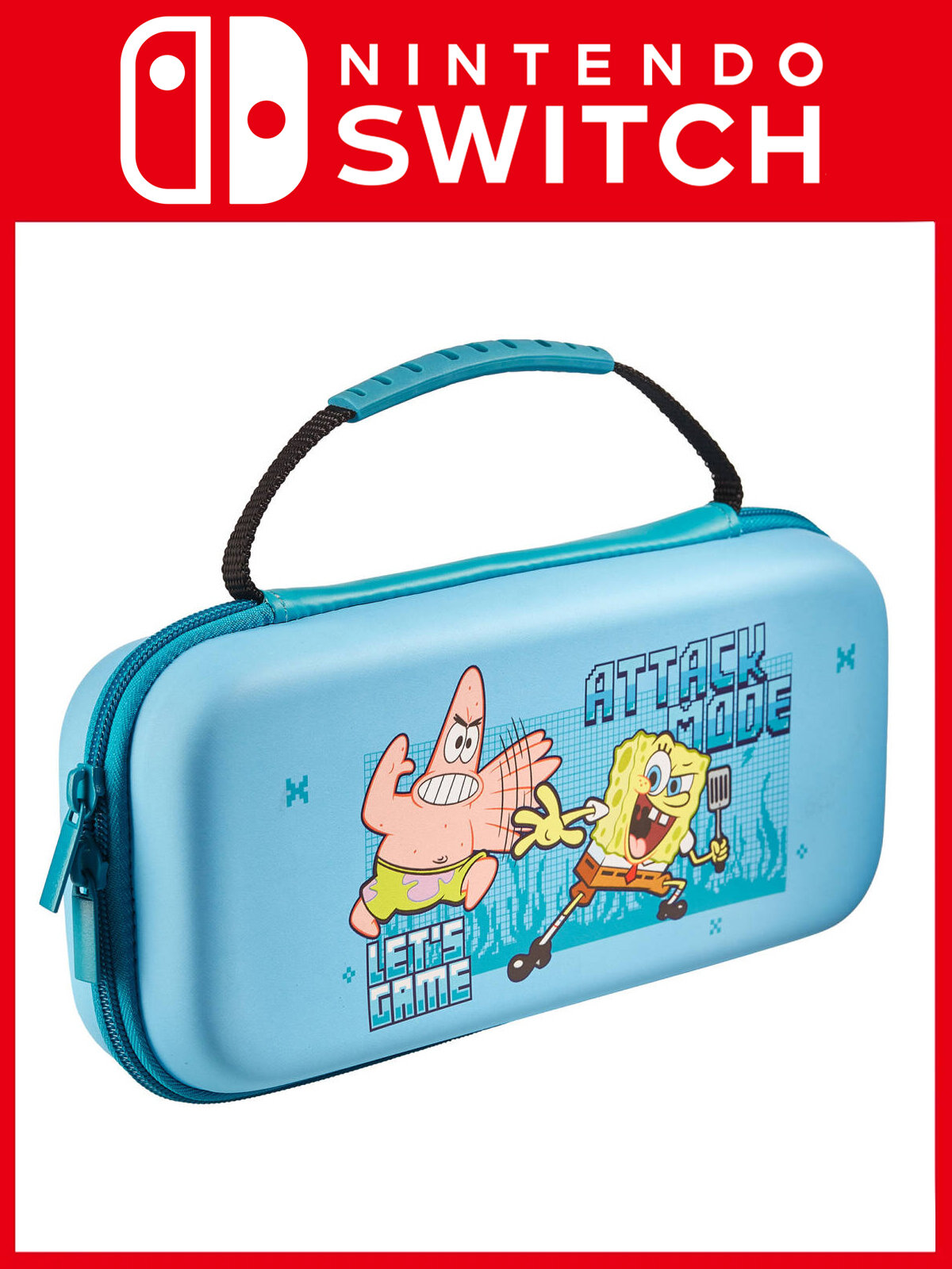Чехол Nintendo Switch Губка Боб Квадратные Штаны (SpongeBob SquarePants)